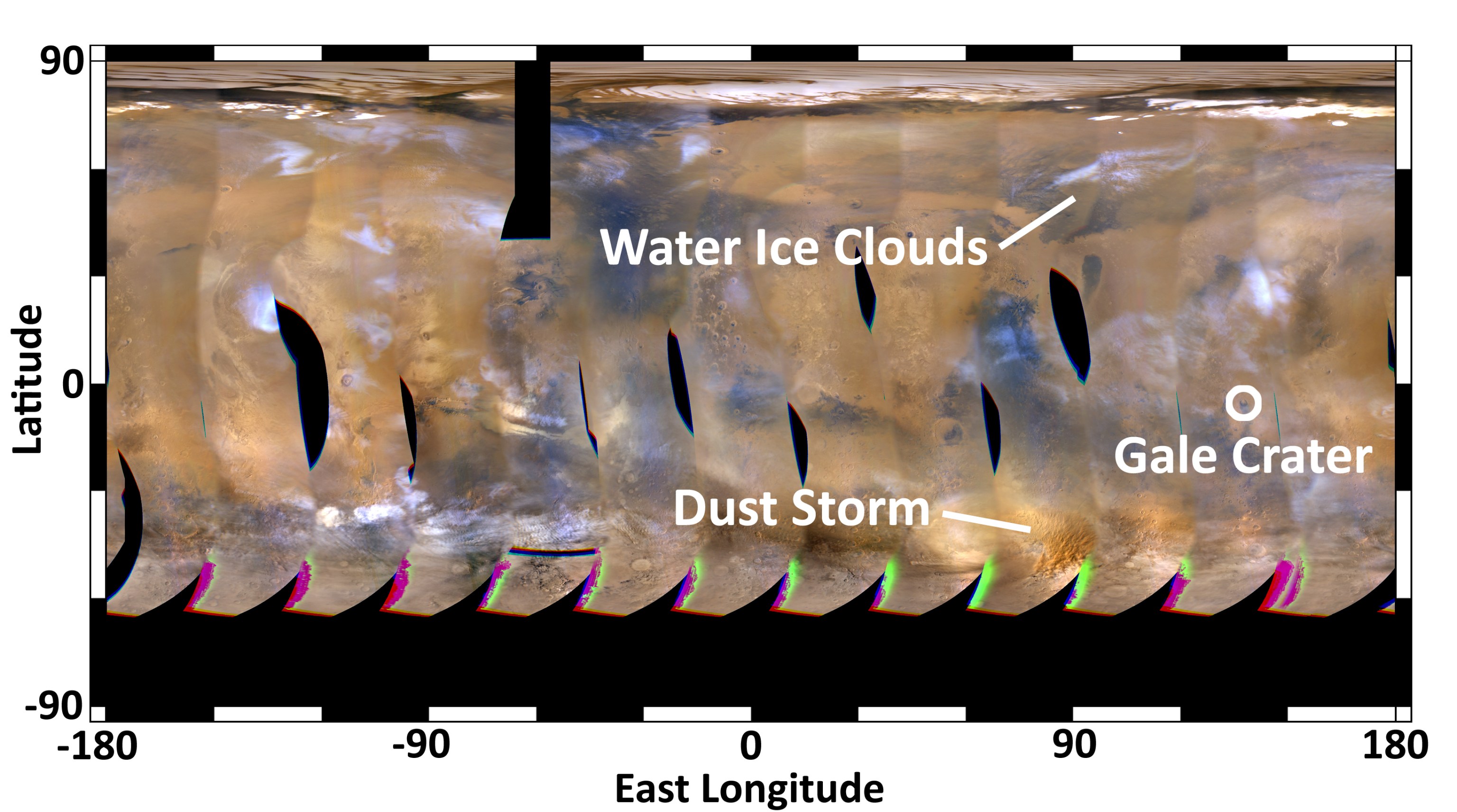 Mars Weather Map, July 31 - NASA Science