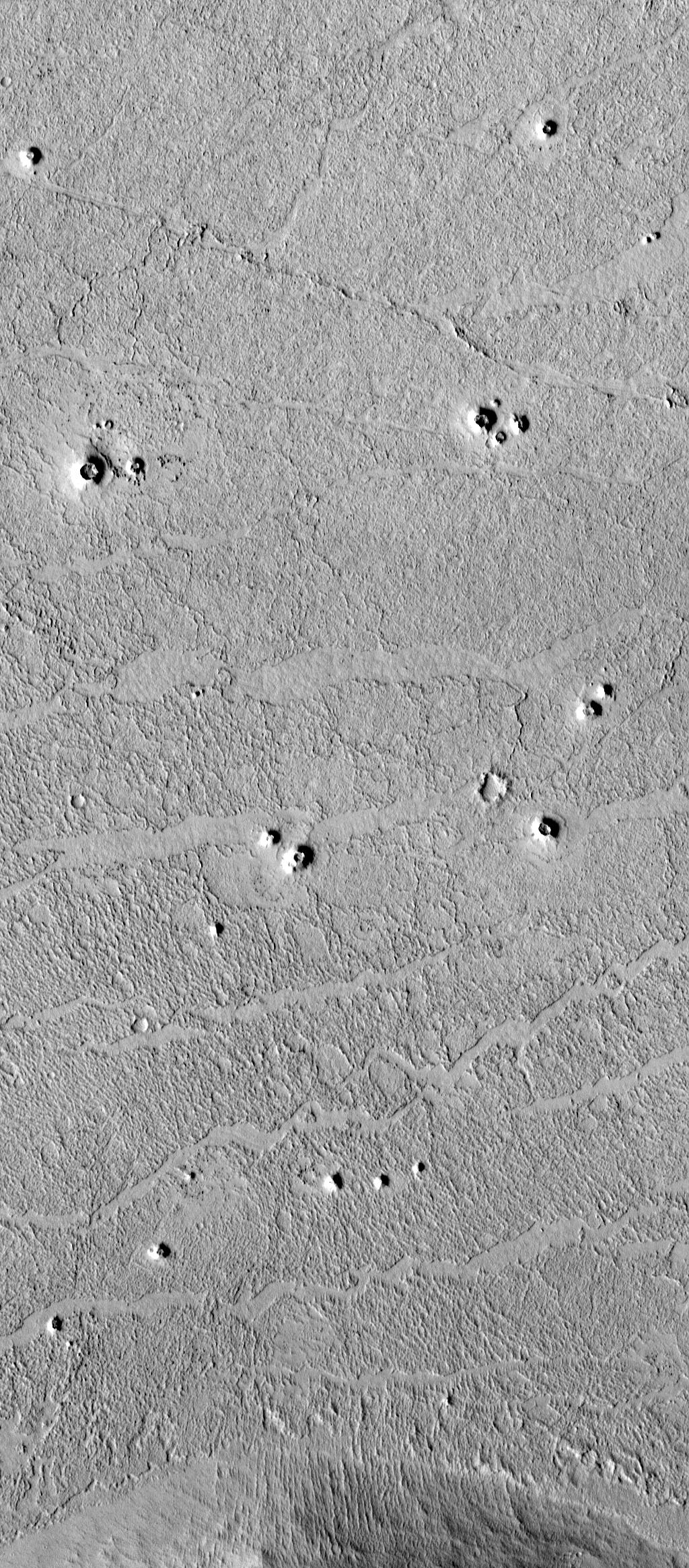 Possible Rootless Cones Or Pseudo Craters On Mars Nasa Science