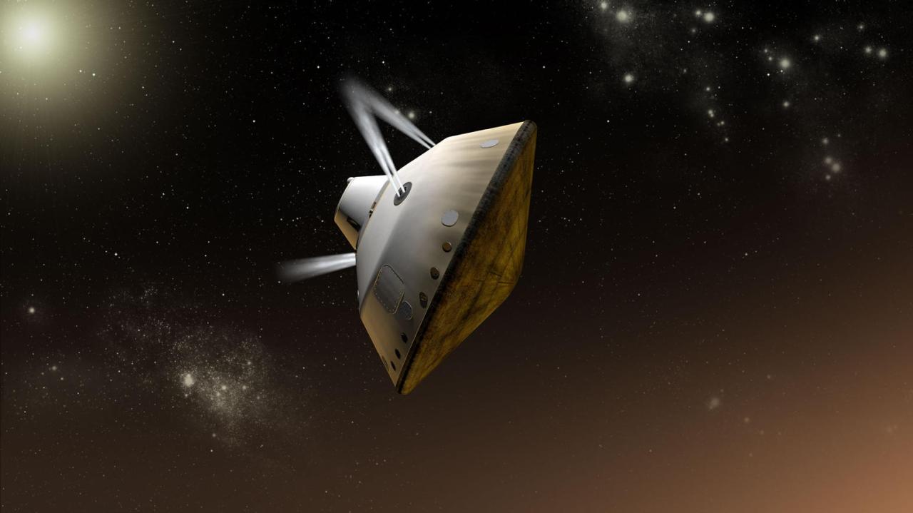 Mars Science Laboratory Guided Entry At Mars Artists Concept Nasa