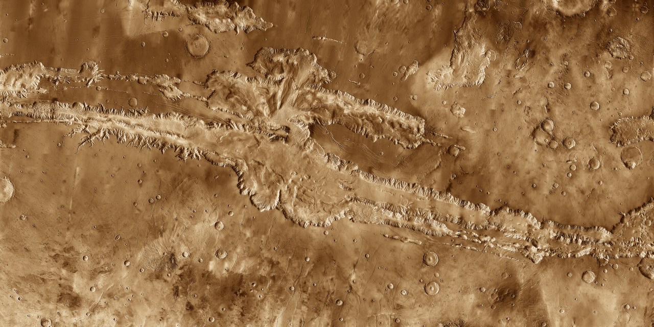 The Grand Canyon of Mars-Valles Marineris - NASA Science