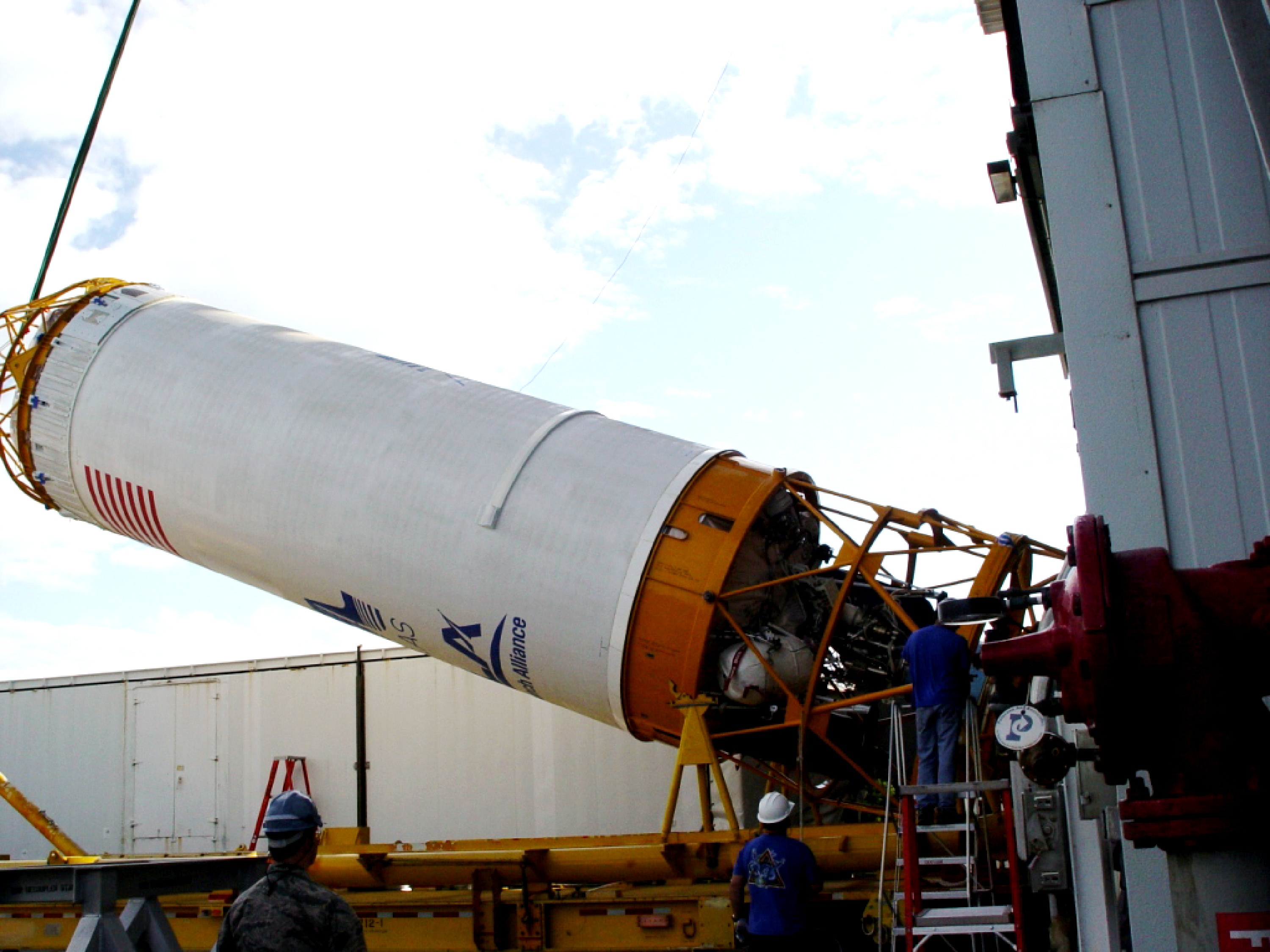 MAVEN's Centaur Second Stage Lifted - NASA Science