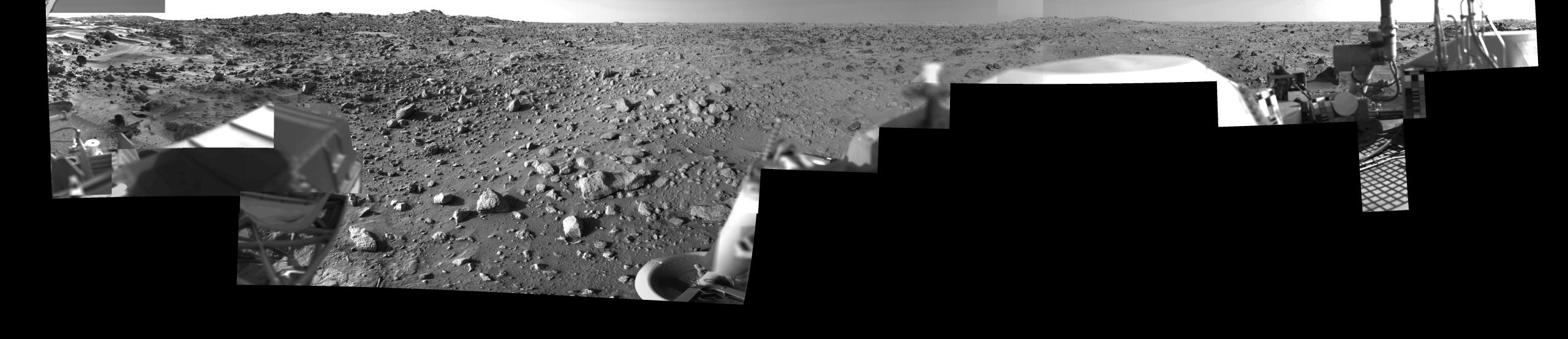 Morning on Chryse Planitia - Viking Lander 1 Camera 2 Mosaic - NASA Science