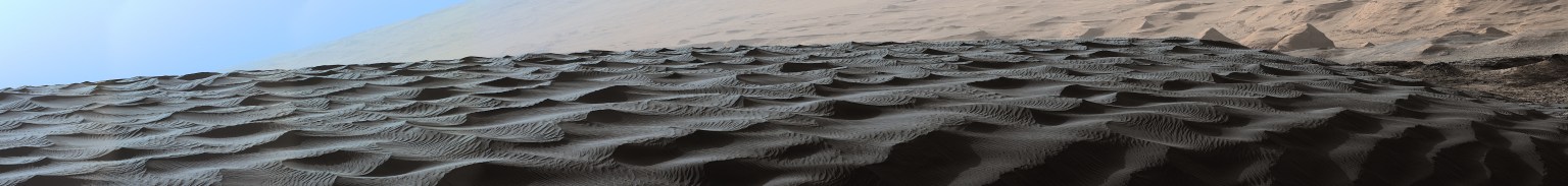 Two Sizes of Ripples on Surface of Martian Sand Dune - NASA Science
