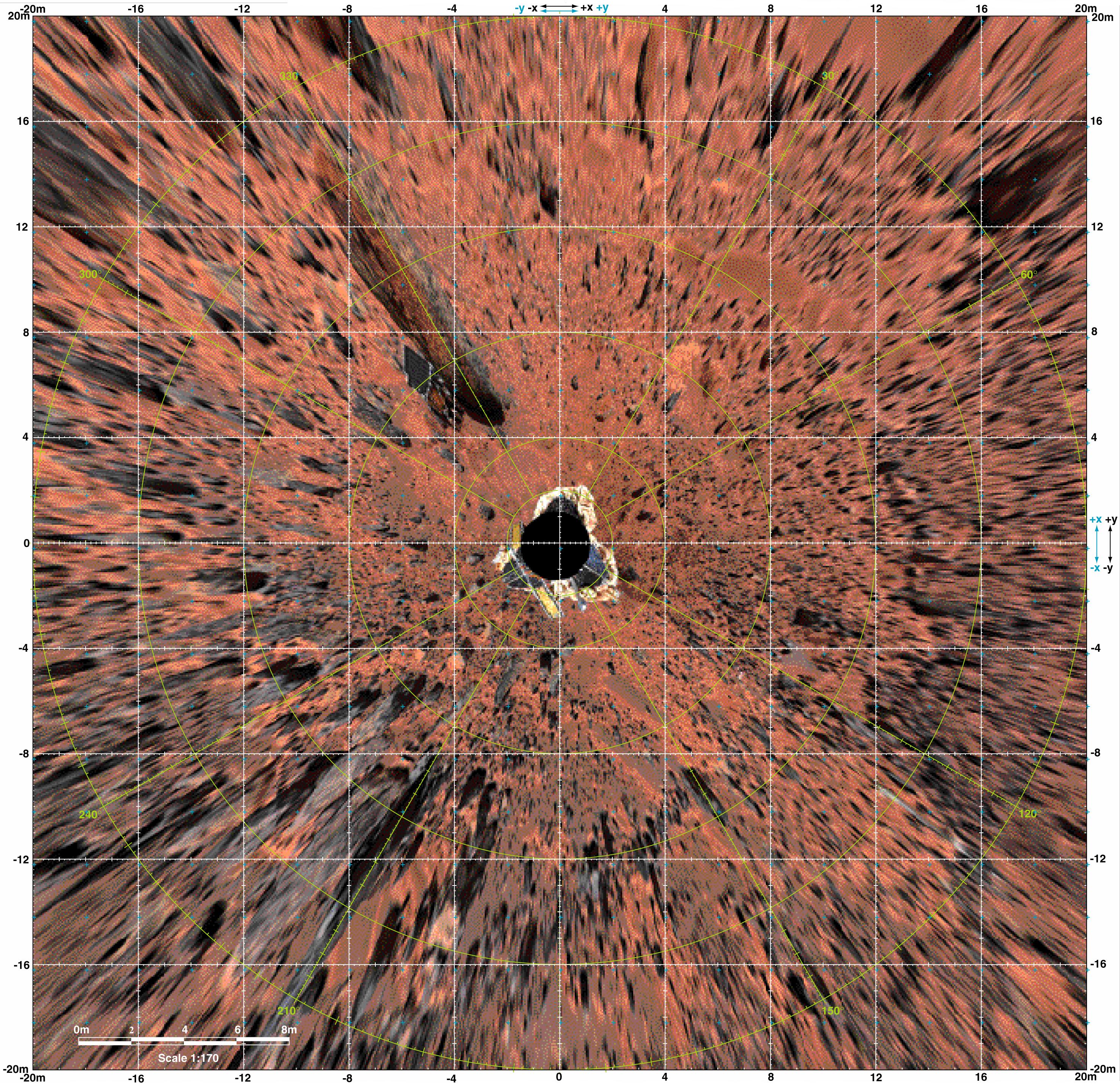 Overhead View of Pathfinder Landing Site - NASA Science