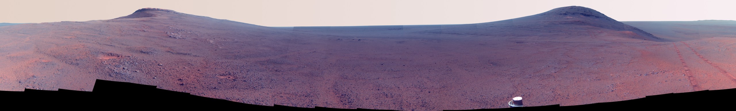 Panorama Above 'Perseverance Valley' (Enhanced Color) - NASA Science