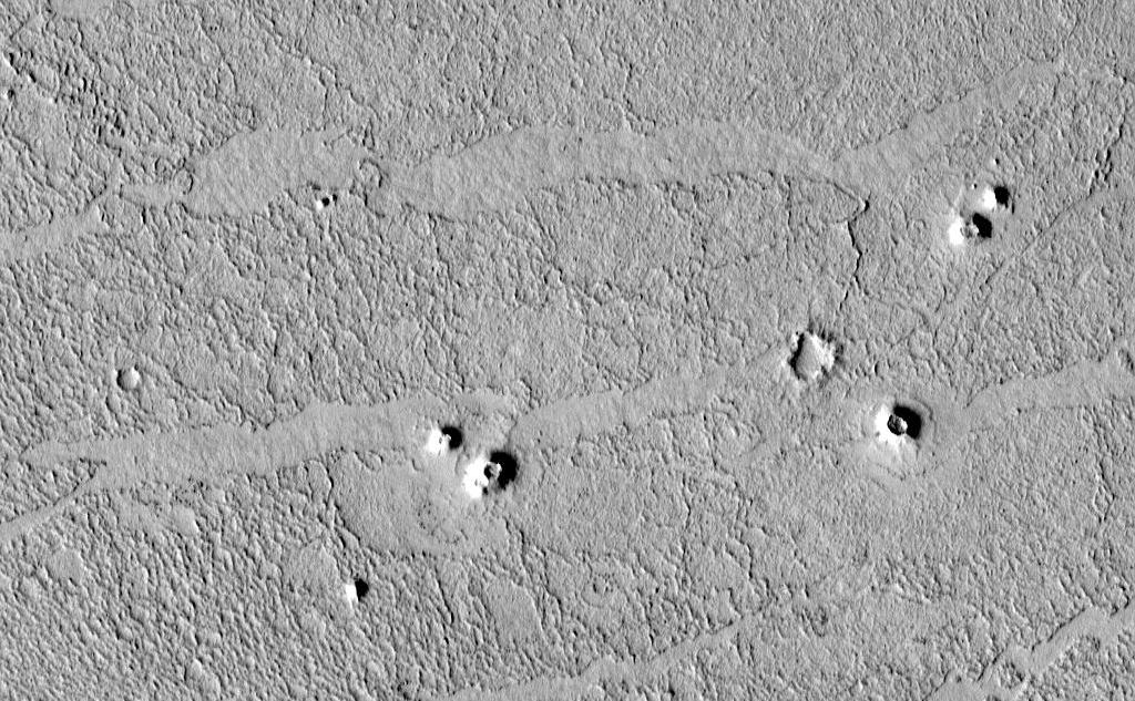 Possible Rootless Cones Or Pseudo Craters On Mars Nasa Science