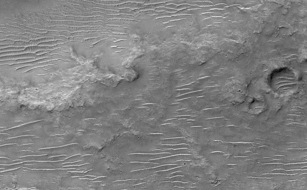 Ripples on Cratered Terrain North of Hesperia Planum - NASA Science