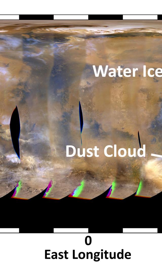 Mars Weather Map, Aug. 2 (Labeled) - NASA Science