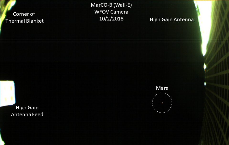 NASA's First Image of Mars from a CubeSat - NASA Science