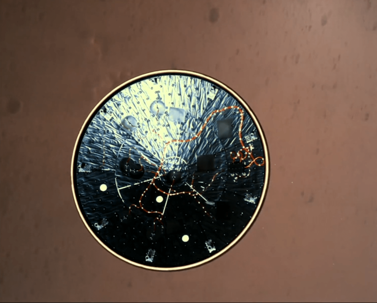 MEDLI2 Visible on Mars 2020 Heat Shield - NASA Science