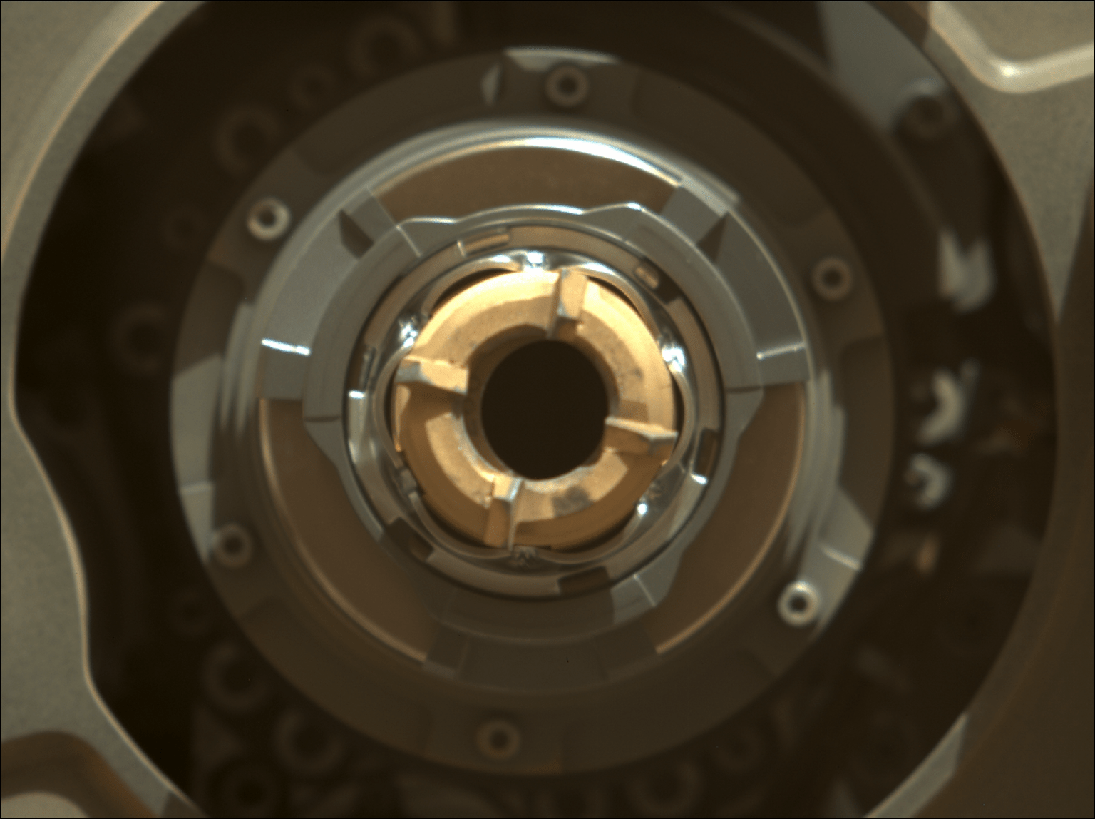 Perseverance's Drill After Cleaning Operation - NASA Science