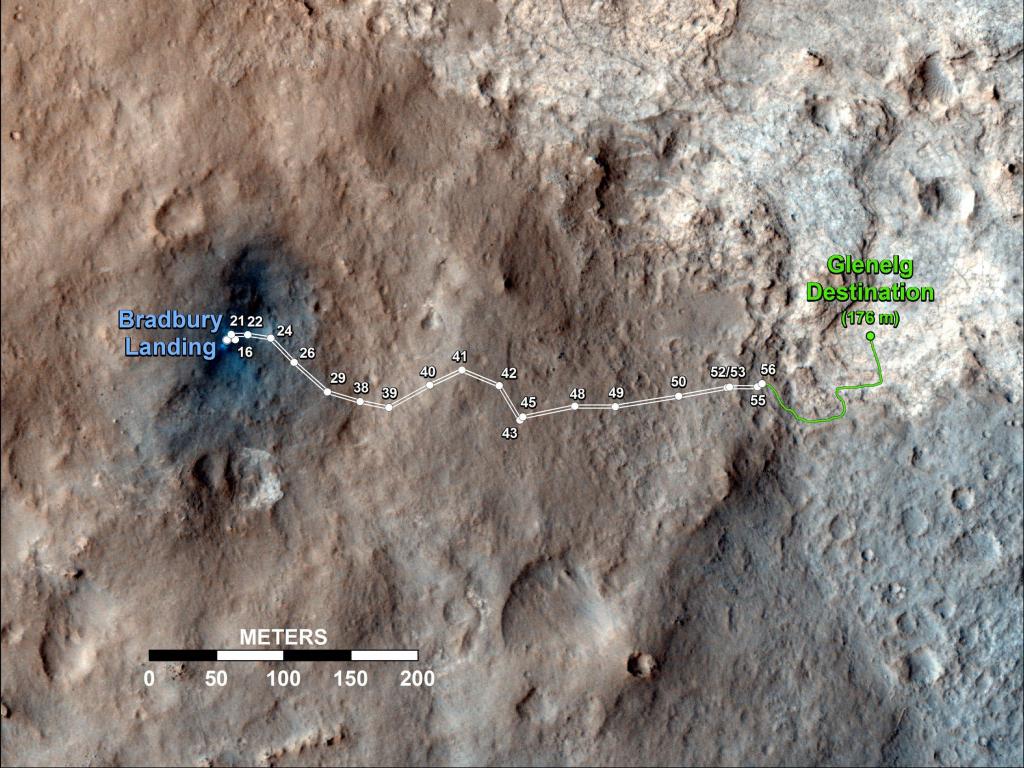 Curiosity's Travels Through Sol 56 - NASA Science