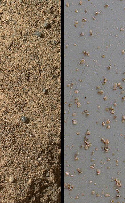 Windblown Sand from the 'Rocknest' Drift (Unannotated) - NASA Science
