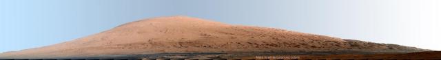Mount Sharp Panorama in White-Balanced Colors - NASA Science