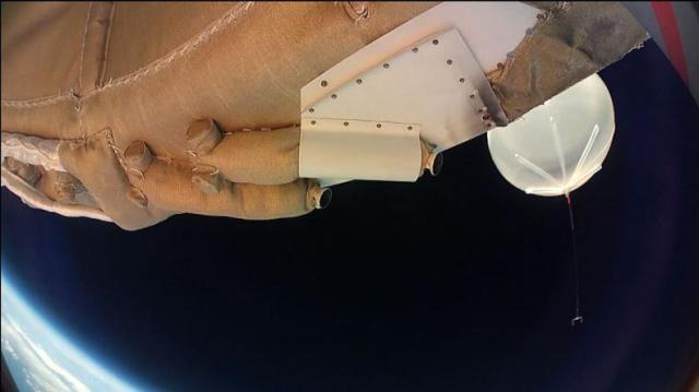 Departing Saucer Snaps Balloon - NASA Science