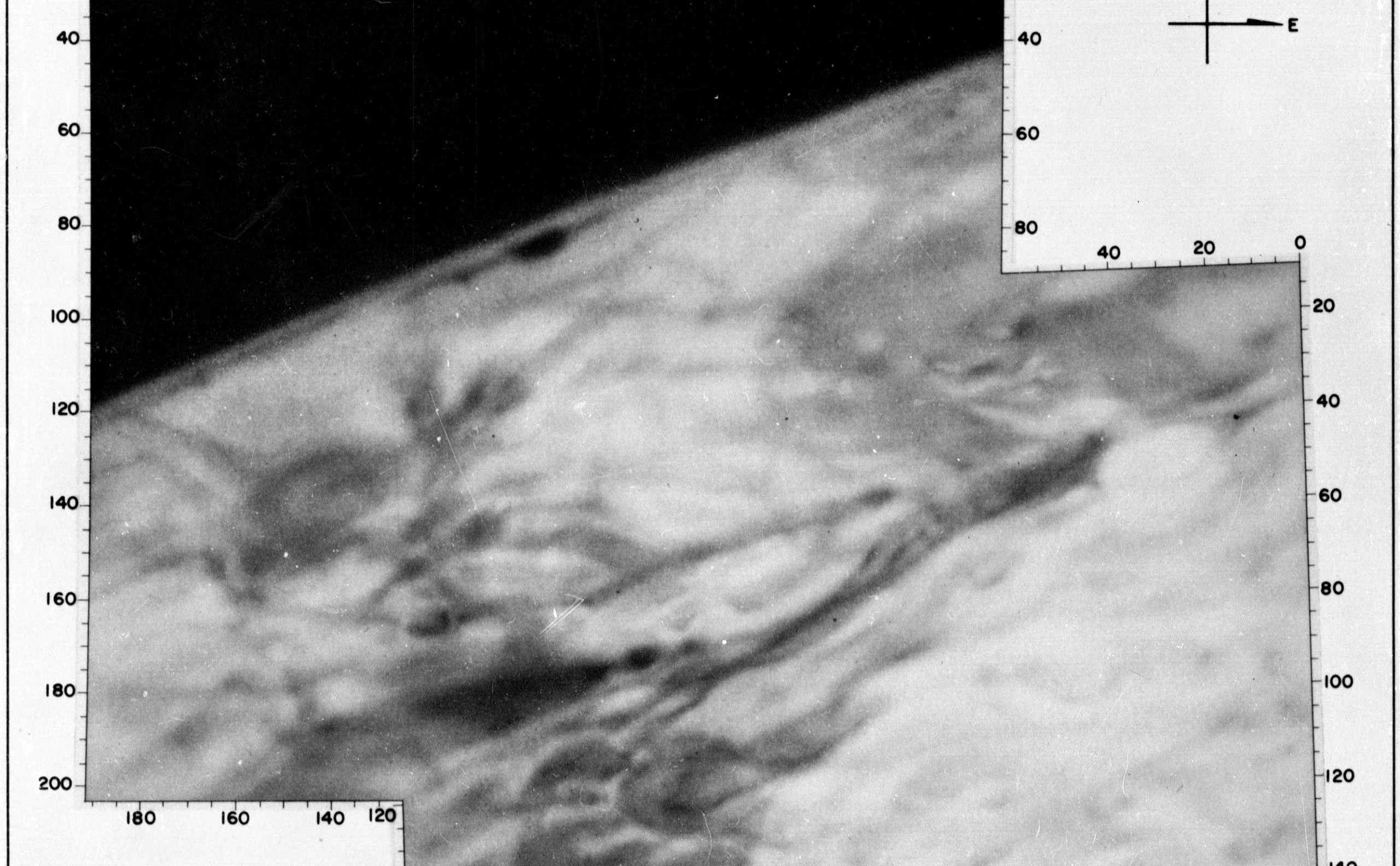 Orthographic shaded relief image using Mariner 4 frames 1 and 2 - NASA ...