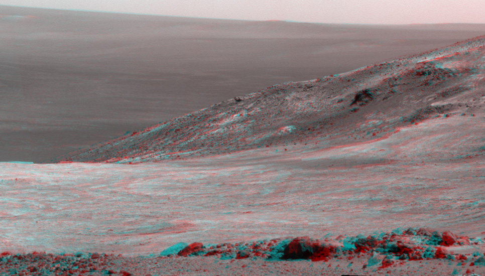 Mars 'Marathon Valley' Overlook, in Stereo - NASA Science