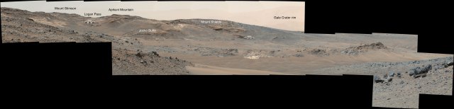 Looking Toward Curiosity Study Areas, Spring 2015 - NASA Science