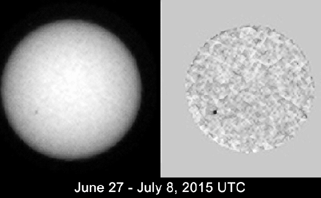 Tracking Sunspots from Mars, Summer 2015 - NASA Science
