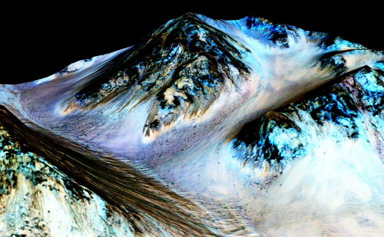 Recurring 'Lineae' on Slopes at Hale Crater, Mars - NASA Science