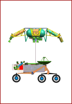 CAD/CAM Drawing of Sky Crane and Rover - NASA Science