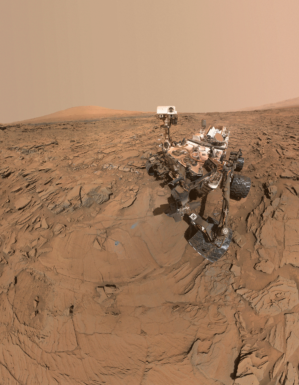 Curiosity Self-Portrait at 'Okoruso' Drill Hole, Mars - NASA Science