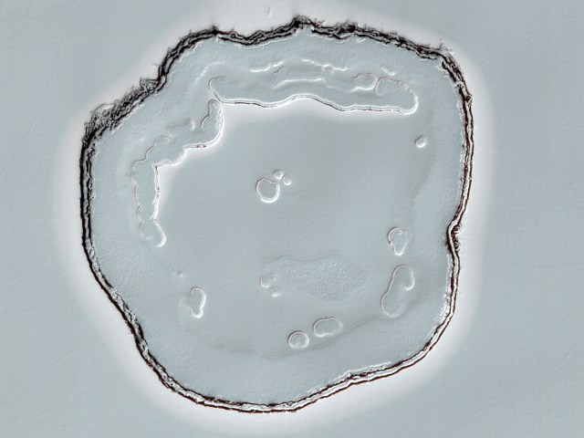 “Swiss Cheese” Terrain on Mars - NASA Science