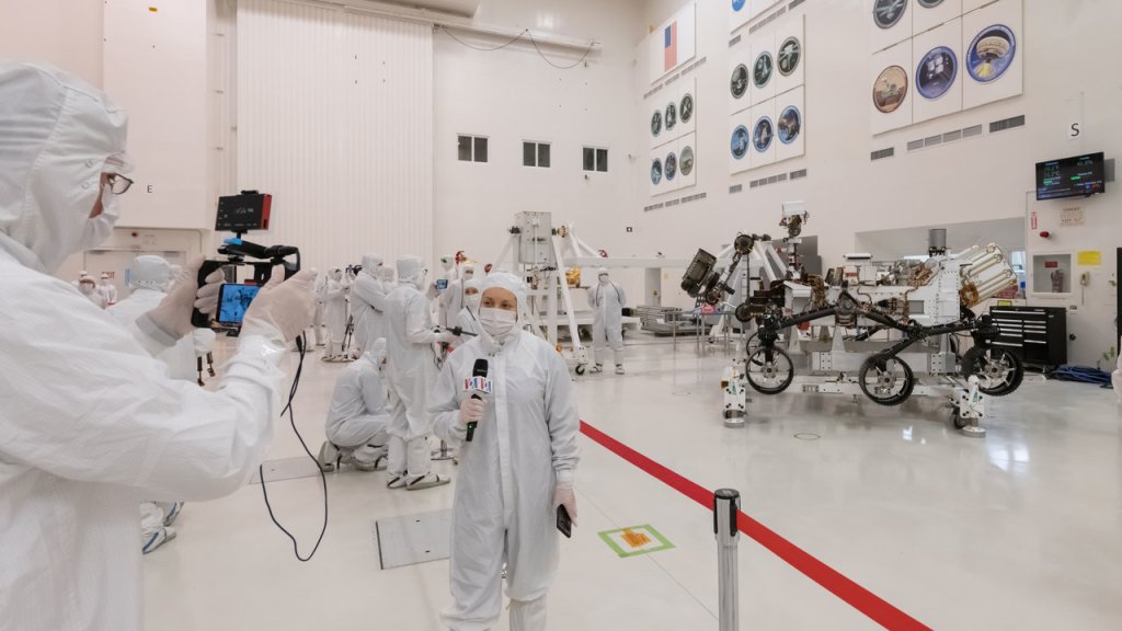 Media Get a Close-Up of NASA's Mars 2020 Rover - NASA Science