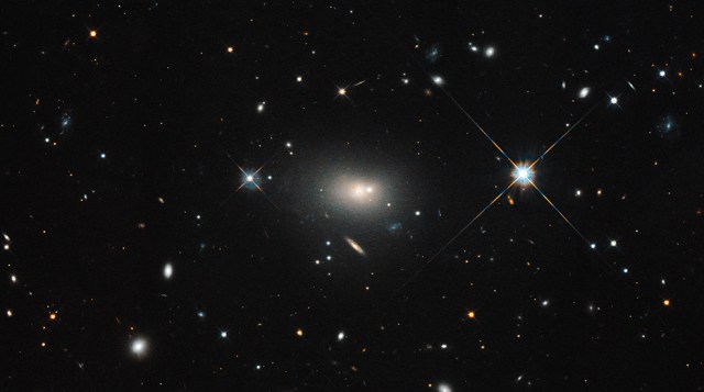 Hercules A in Visible Light