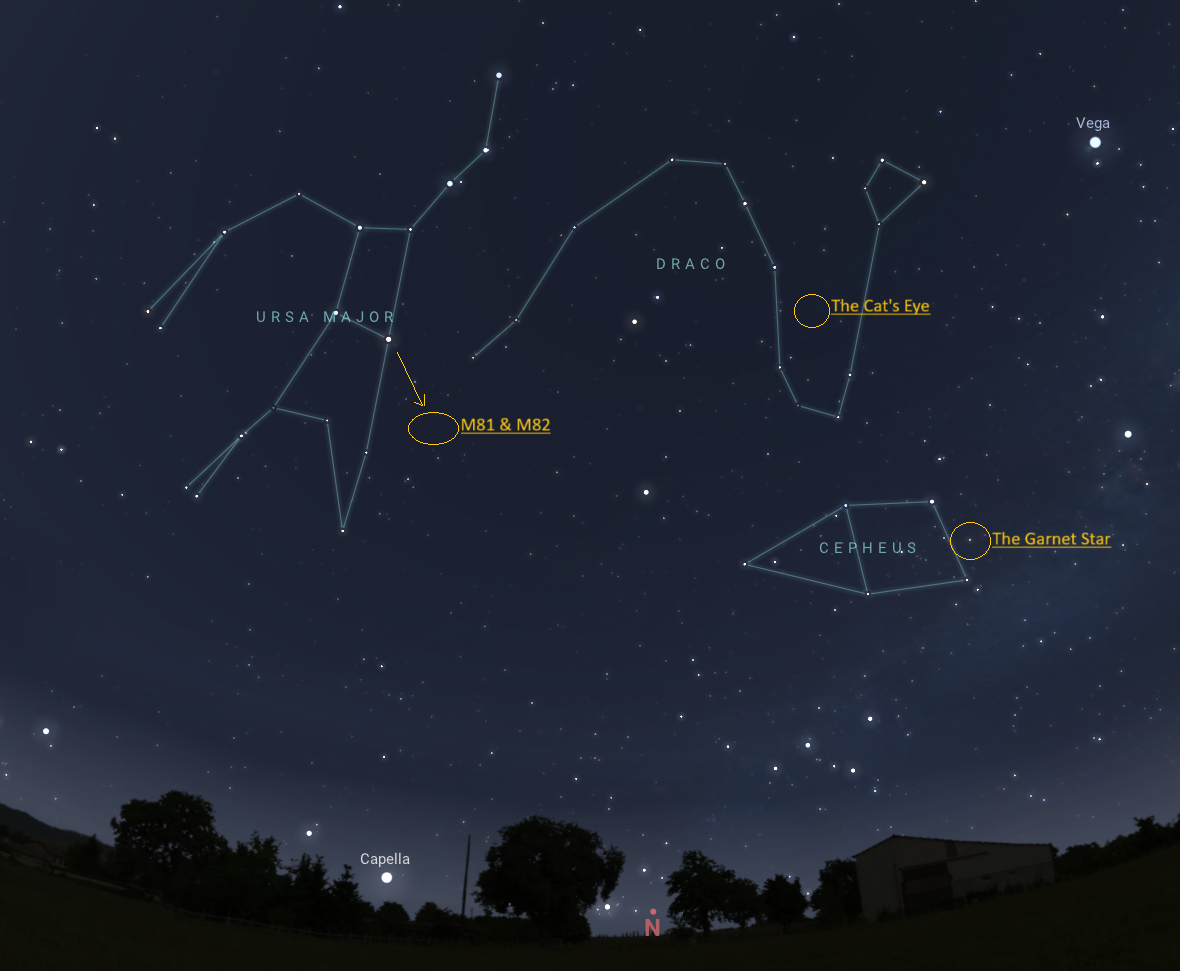 June's Night Sky Notes: Constant Companions: Circumpolar Constellations ...