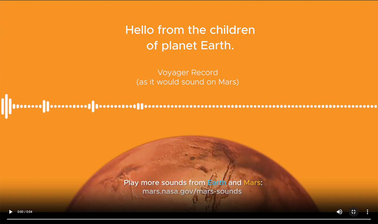 Sounds of Mars - NASA Science
