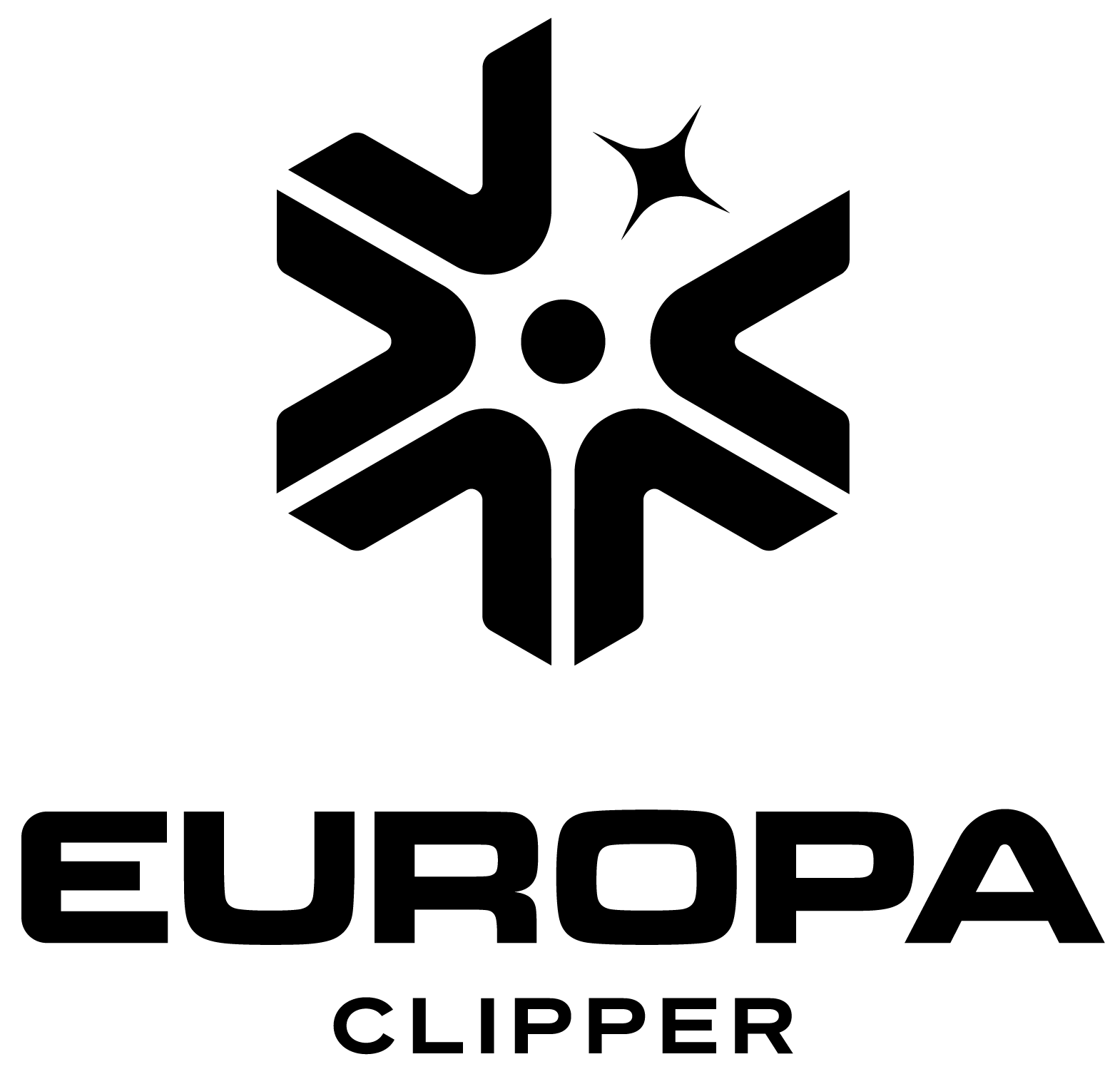 Europa Clipper Mission Identifier (Vertical) - NASA Science
