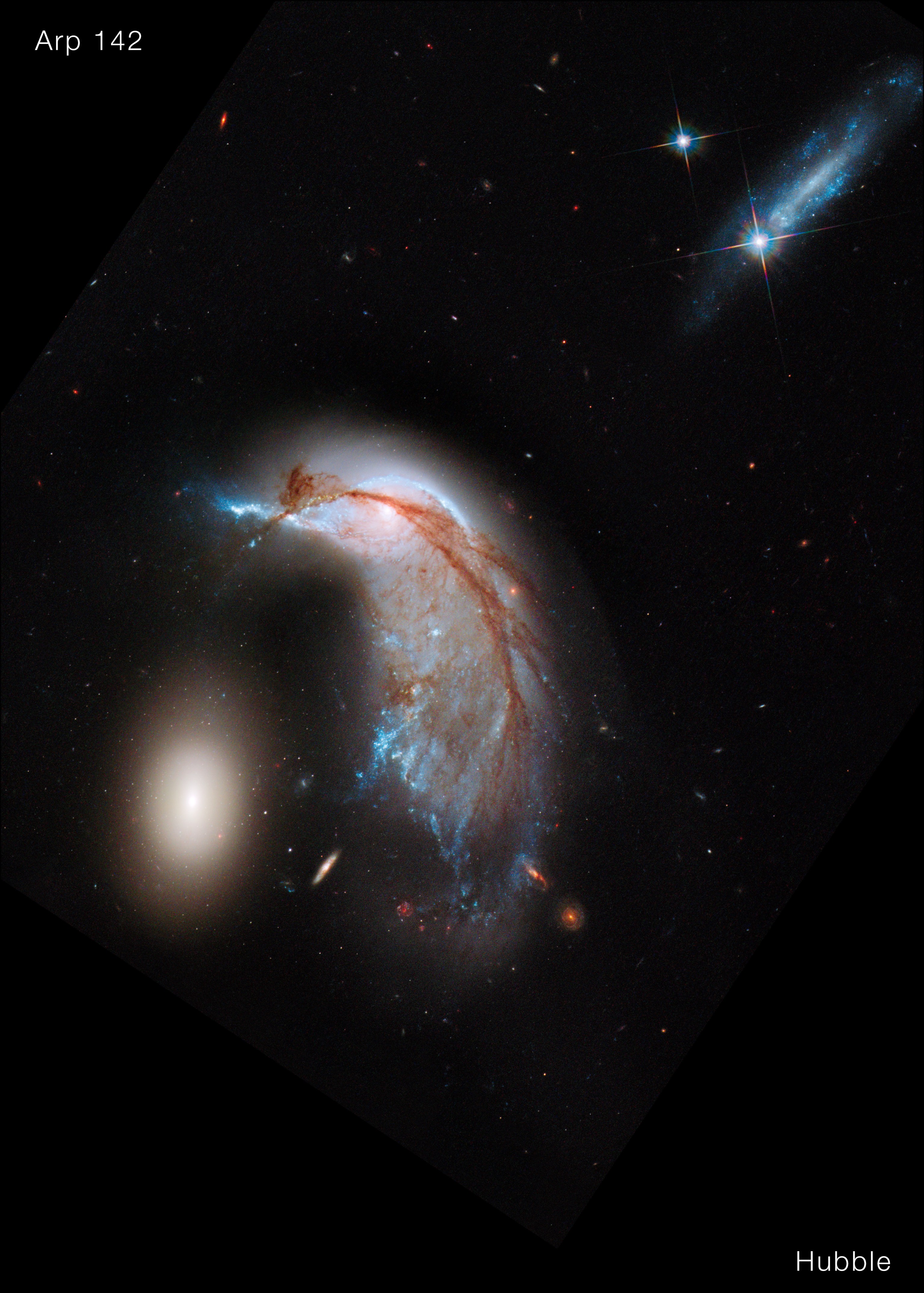 Vivid Portrait of Interacting Galaxies Marks Webb’s Second Anniversary - NASA Science