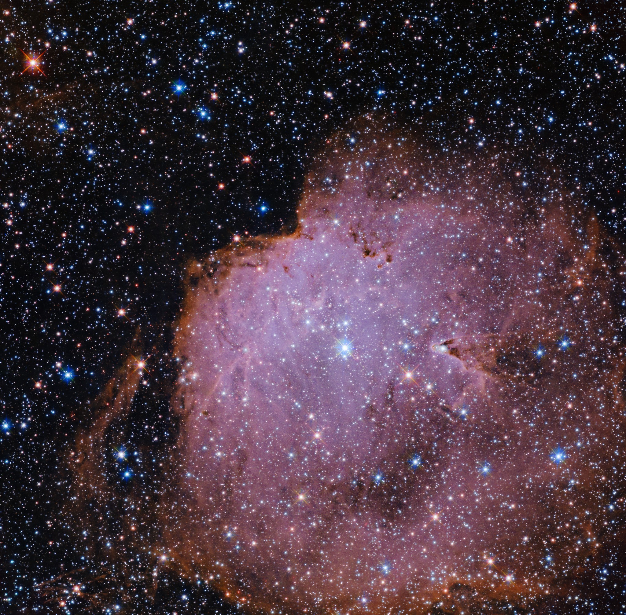 Hubble Traces Star Formation in a Nearby Nebula - NASA Science