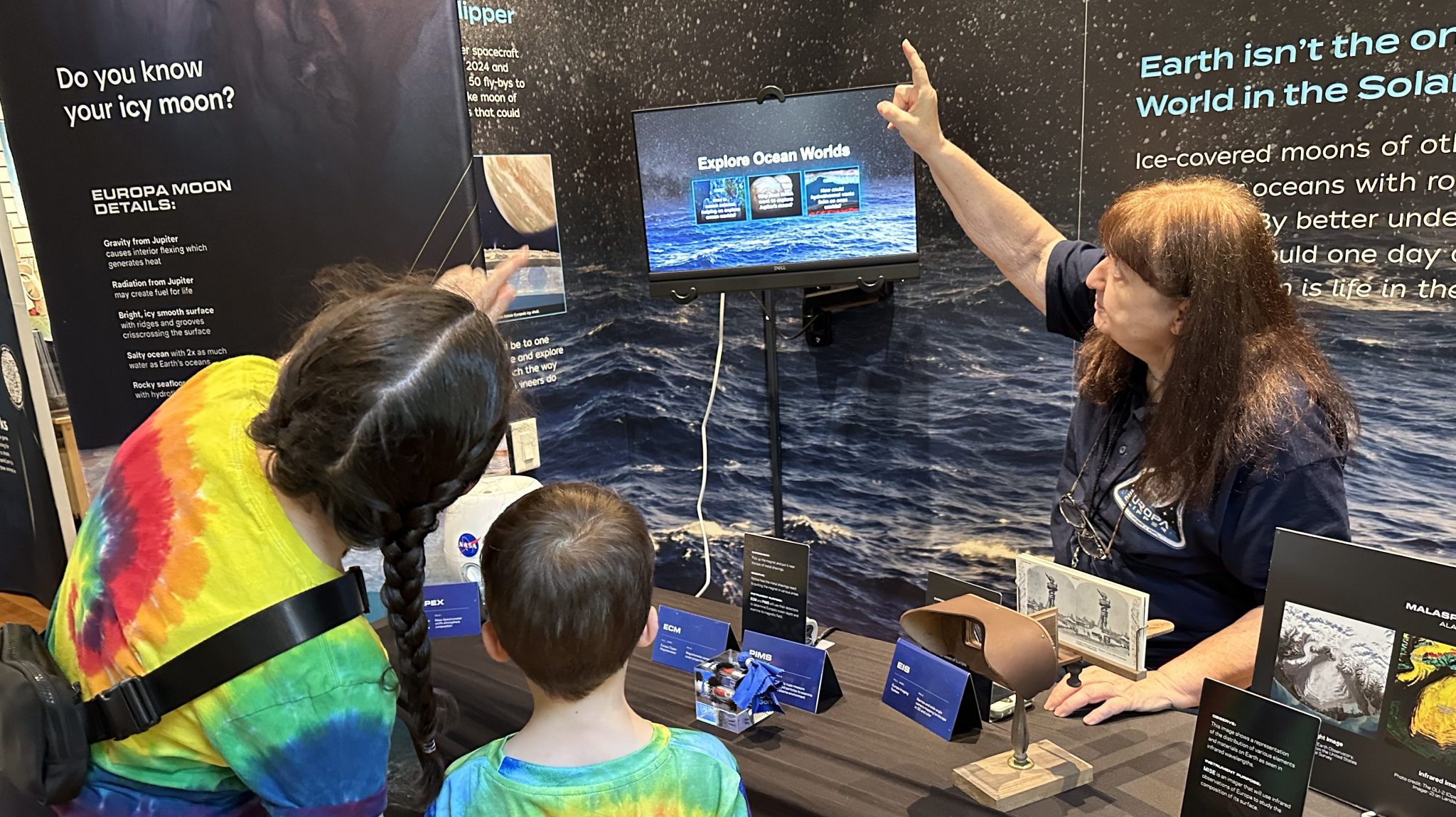Visitors Learn About Ocean Worlds at NASA’s Europa Clipper Roadshow
