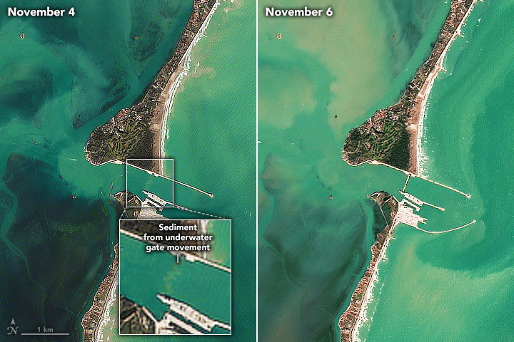 Venice Holds Back the Adriatic Sea - NASA Science